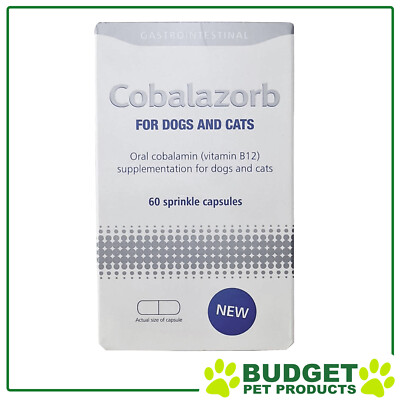 Cobalazorb Oral Cobalamin Vitamin B12 Supplement for Dogs and Cats 60 ...