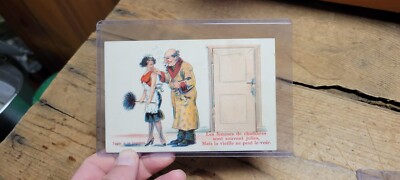 Old Rare Vintage French 1910s Erotic Risque Naughty Humor Hold To Light ...