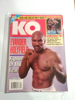 1997 APRIL *KO* BOXING MAGAZINE HOLYFIELD BOWE LENNOX LEWIS TYSON - IN ...