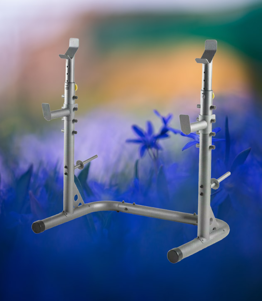 Weider XRS 20 Olympic Squat Rack with Adjustable Safety Spotters and ...