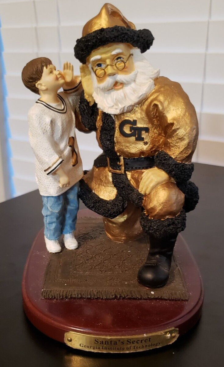 Collegiate Collectables Georgia Tech - Santa’s Secret 8” Tall | eBay