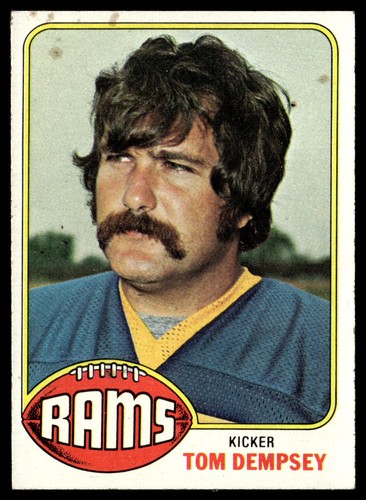 1976 Topps Tom Dempsey #519 Los Angeles Rams | eBay