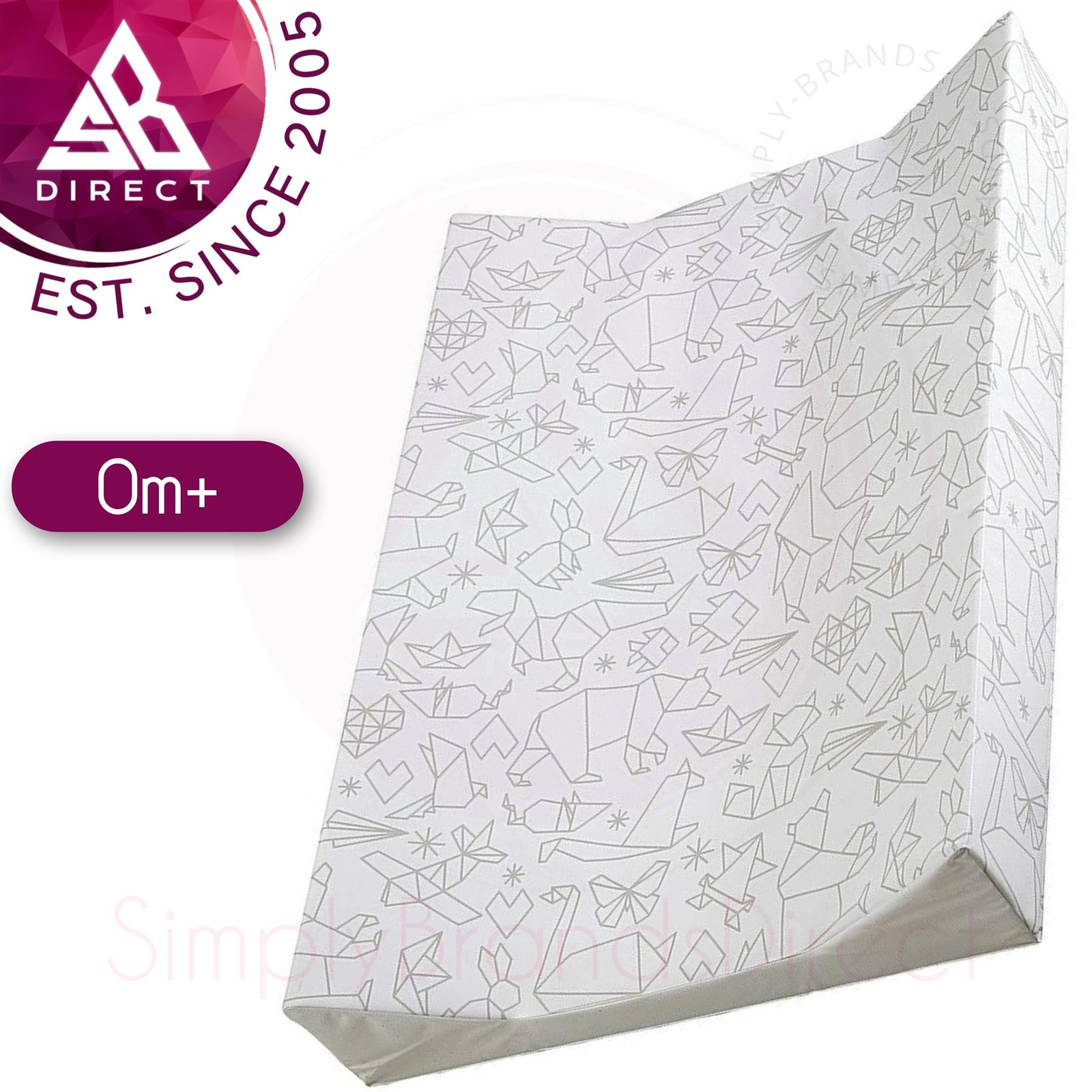 East Coast Nursery Mini Origami Wedge Baby Changing Mat (69 x 45 cm ...
