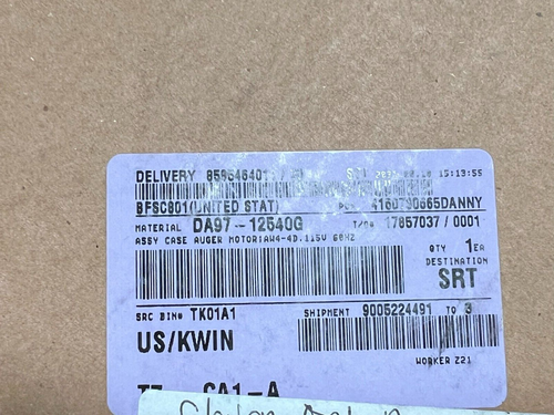 Samsung DA97-12540G 115V Refrigerator Auger Motor for sale online | eBay