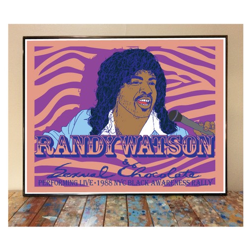 RANDY WATSON SEXUAL CHOCOLATE EDDIE MURPHY COMING TO AMERICA ART PRINT ...