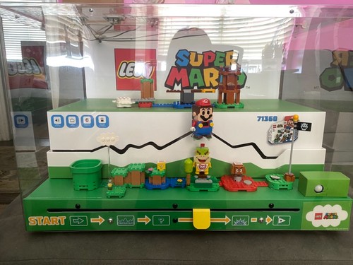 super mario lego display | eBay
