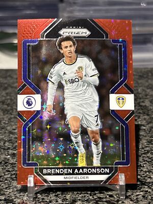 2022-23 Panini Prizm Premier #259 Brenden Aaronson Rare Red Stars ...