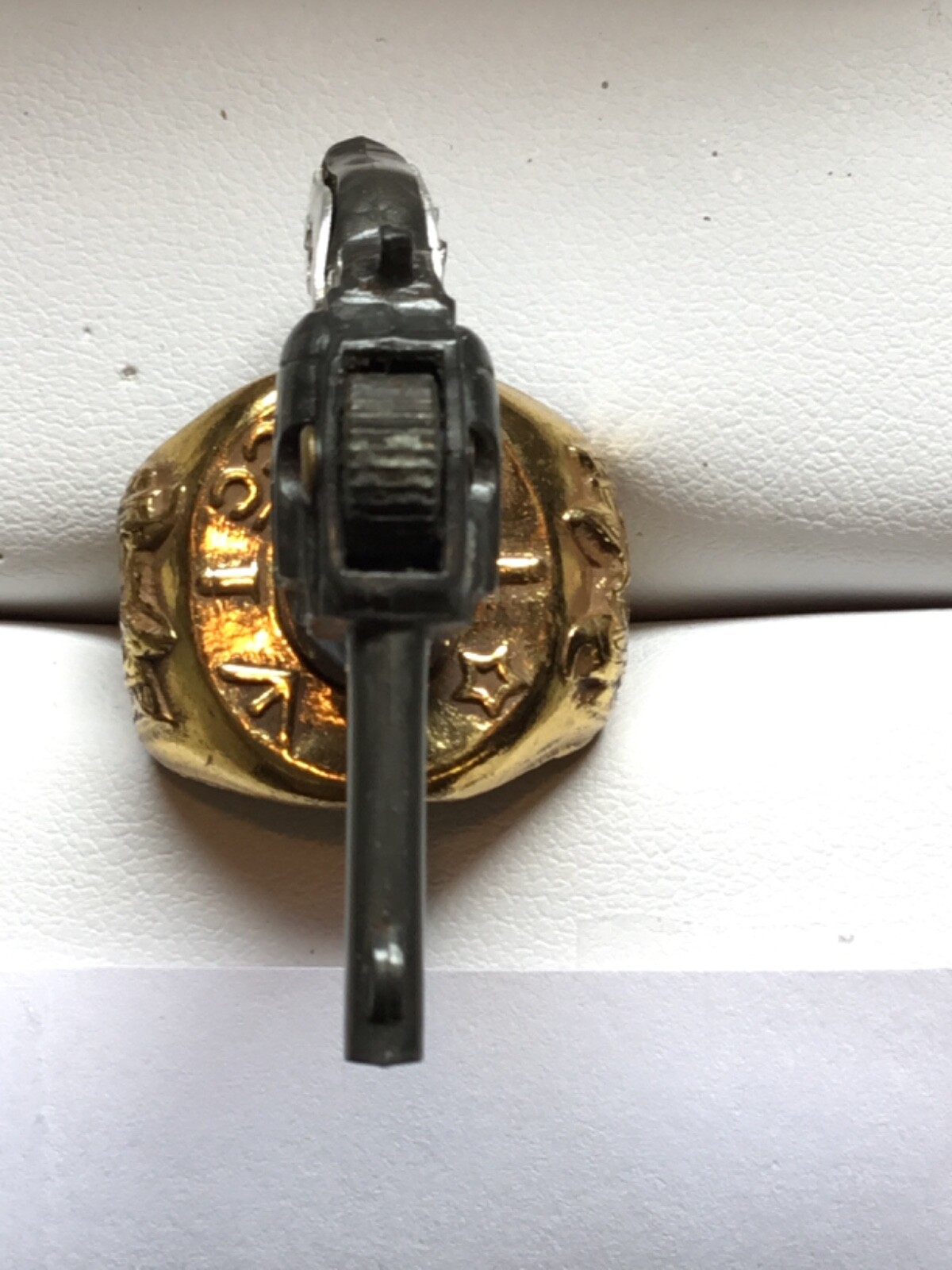 1947 LONE RANGER REVOLVER RING PEAL HANDLES KIX CEREAL 1940’ Kennywood ...