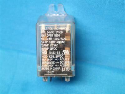 Deltrol Controls S155D 166F DPDT B600 Relay 24VDC 30 Days Warranty | eBay