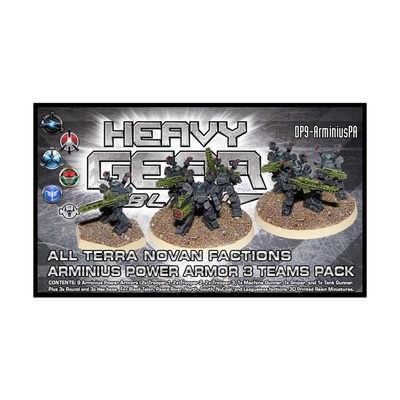 DP9 Heavy Gear Blitz! Black Talon Arminius Power Armor Infantry 3 Tea ...