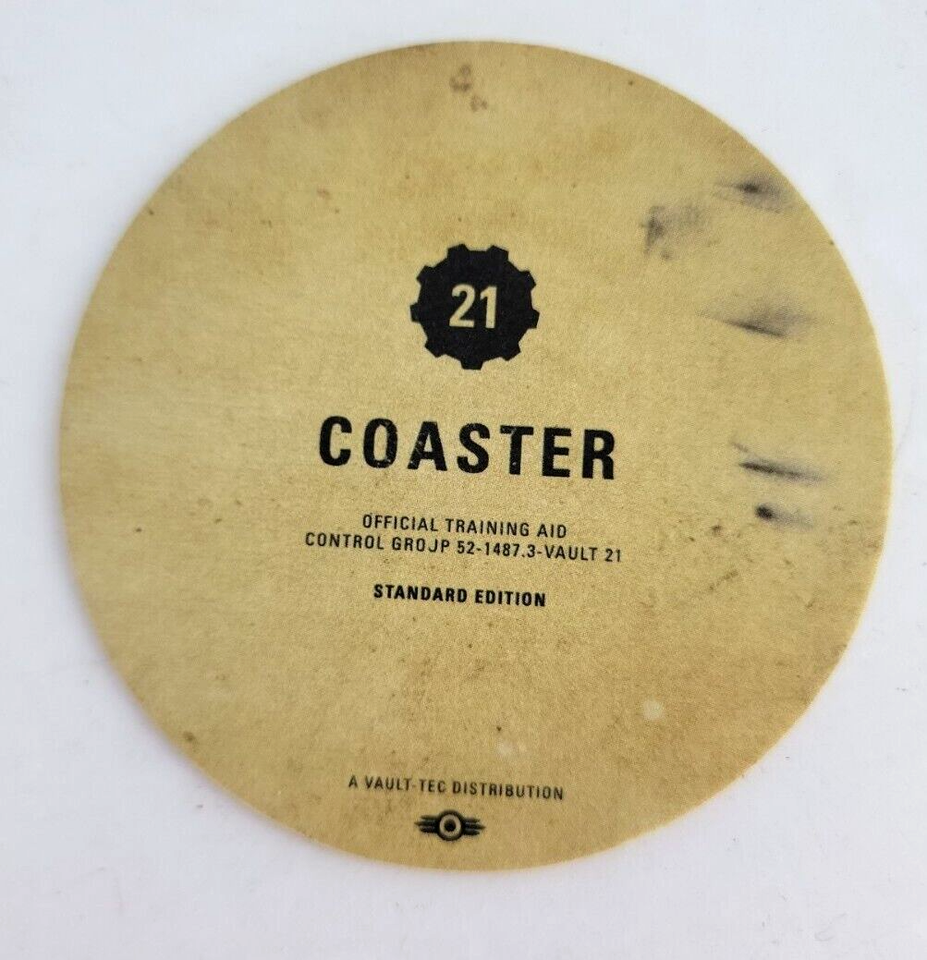 Fallout New Vegas Promo Coaster Rare Merch Merchandise Collectibles ...