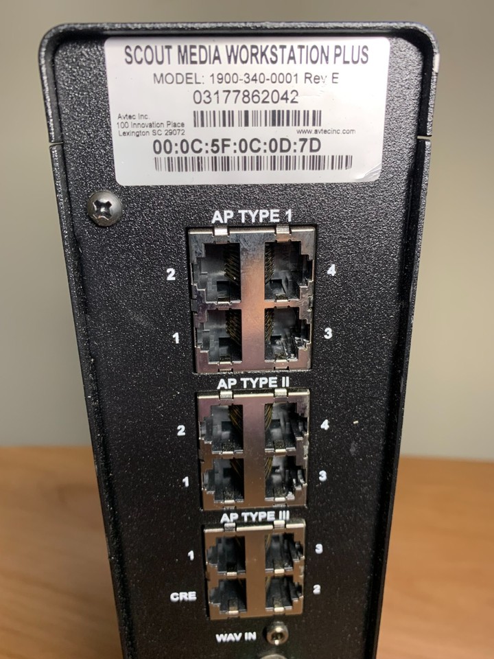 Avtec Scout Media Workstation Plus 1900-340-0001 | eBay