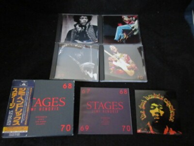Jimi Hendrix Stages Japan Four CD Box Set with OBI Info Sheet, Sticker ...