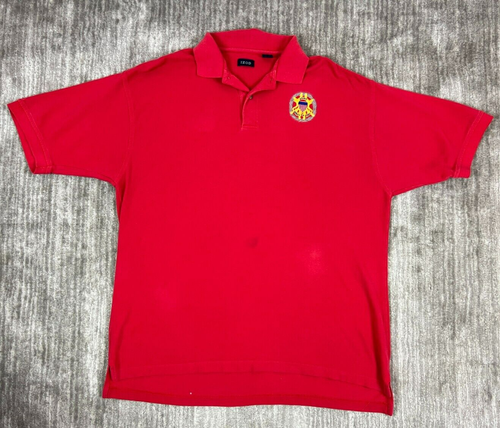 Izod Shirt Mens Extra Large Red Polo Joint Chiefs of Staff Embroidered ...