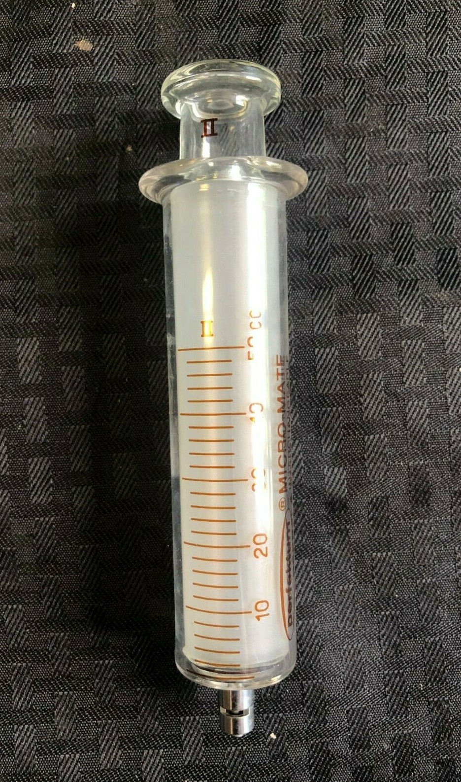 Popper & Sons Micro-Mate 50cc Glass Syringe Interchangeable Luer Lock ...