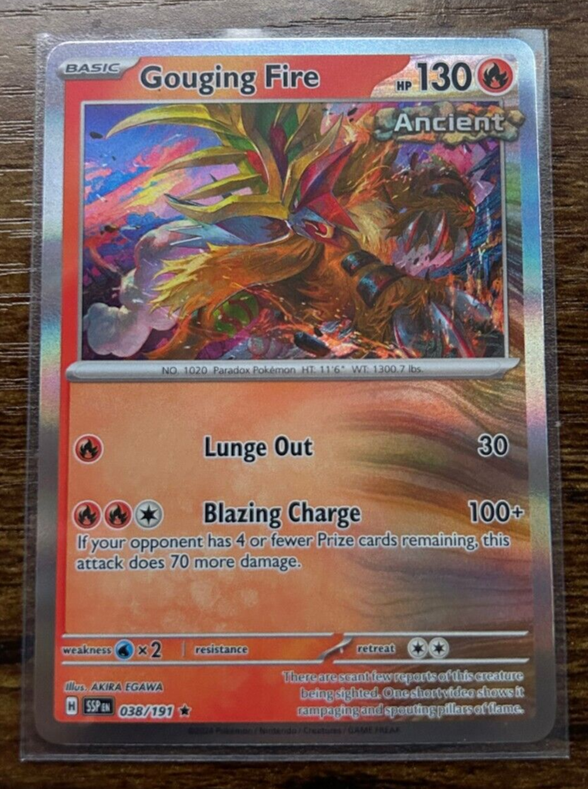 Gouging Fire 038/191 Surging Sparks (HOLO) - NM/MINT | eBay