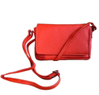 Bacci Small Leather Orange Crossbody Handbag, Purse | eBay