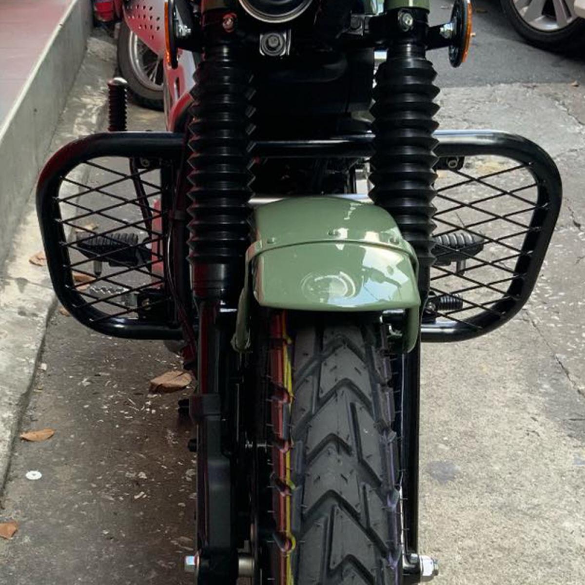 ENGINE GUARD CRASH BAR BLACK FOR HONDA CT CT125 TRAIL 125 HUNTER CUB ...