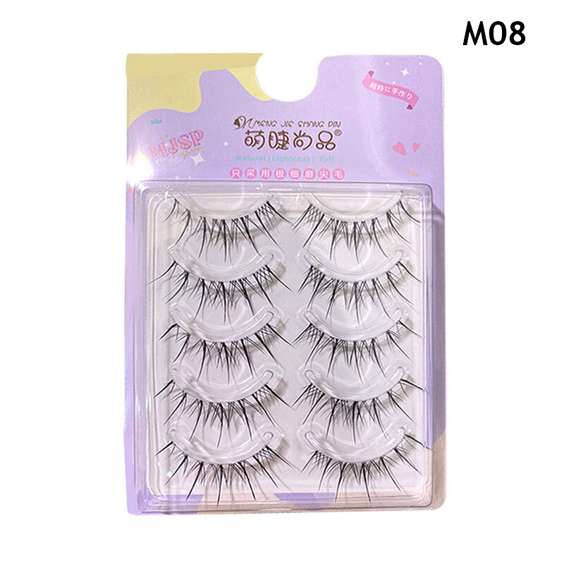 Natural Manga Fairy False Eyelashes Cos Little Devil Cross Long Lashes ...