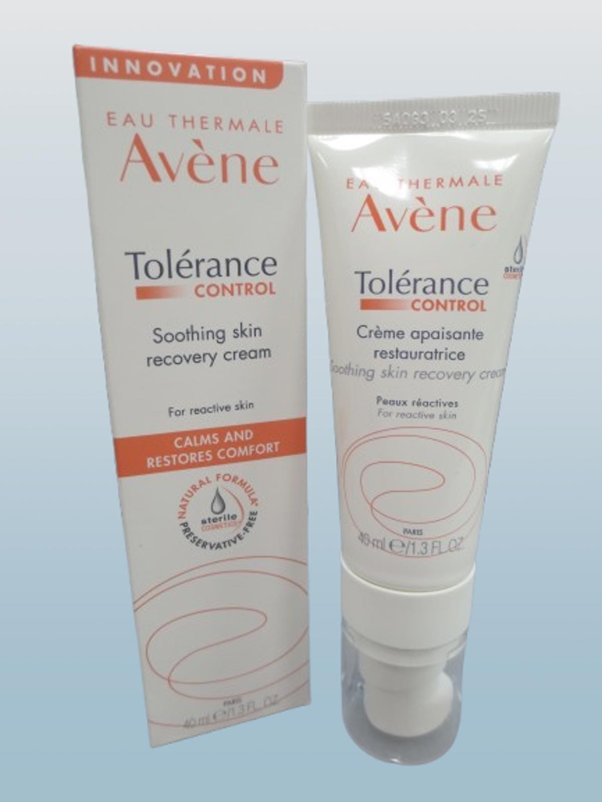 AVENE TOLERANCE CONTROL SOOTHING SKIN RECOVERY CREAM 1.3 OZ NWB EXP ...