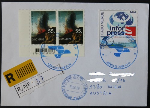 Kap Verde R-Brief 2022 Cidade Velha / Cape Verde Cabo Verde Registered ...