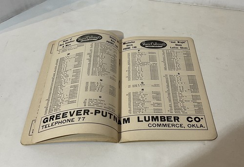 19115 Miami Oklahoma Telephone Directory Book -Bell System Cardstock 6 ...
