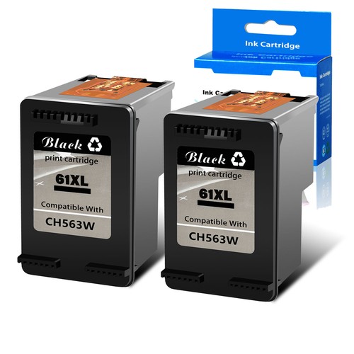 61XL 2PK Black Ink for HP Officejet 2620 4630 4632 4639 e-All-in-One ...