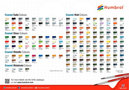 HUMBROL ENAMEL PAINT ENAMEL 14ml - 201 BLACK METALLIC - NEW | eBay