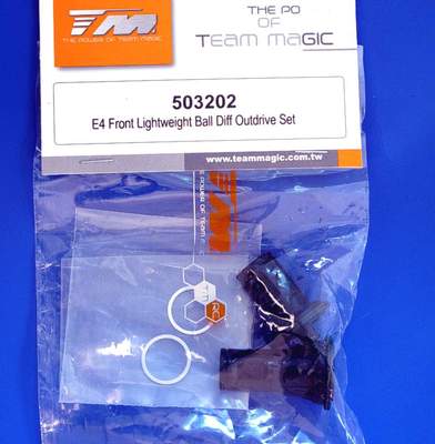 Team Magic E4 New Lightweight Ball Differential Outdrive Set 503202 ...