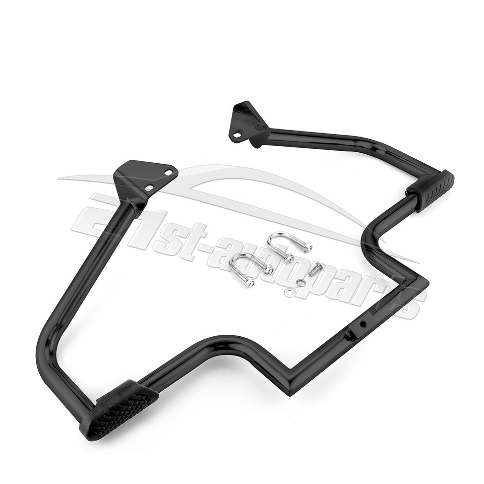 Black Highway Engine Guards Crash Bar for Harley Dyna Super Glide FXD ...