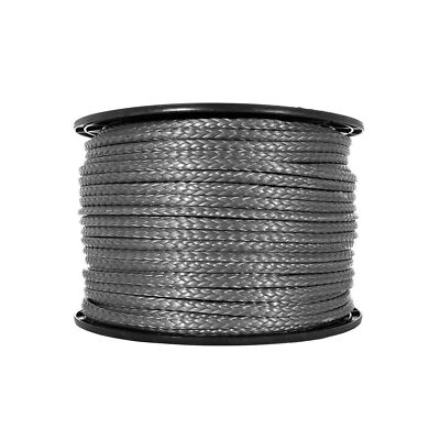 Rope & Cord 12-Strand DYMAX Rope | Gray | 10, 25, 50, 100, 600 ft | ½ ...