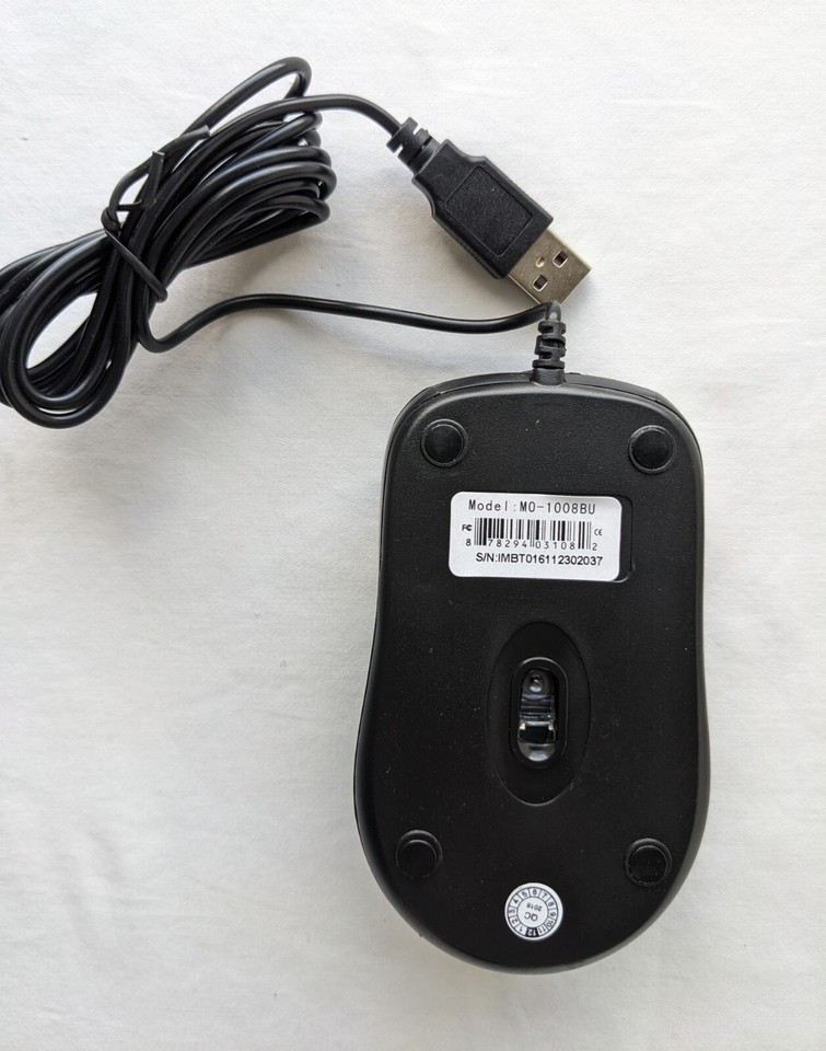 iMicro MO-1008BU 3-Button USB Optical Mouse 878294031082 MO-1008 | eBay