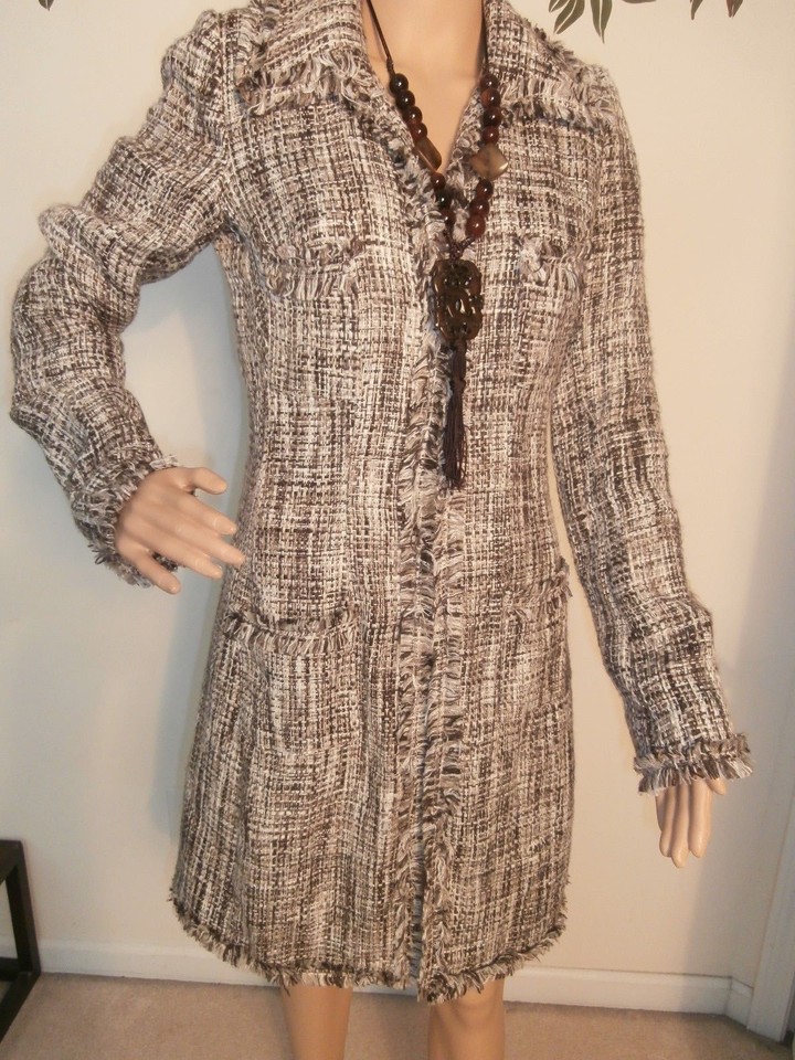 VIEW Women Junior Girl's Black/White/ Brown Long Sleeve Lined Acrylic ...