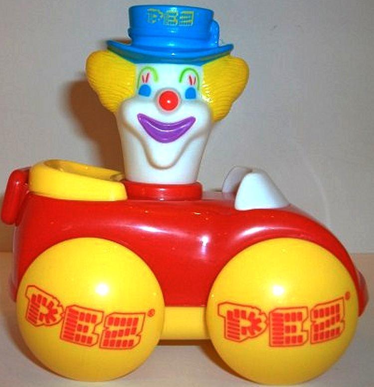 PETER THE CLOWN CAR PEZ DISPENSER ~ LOOSE WITH CANDY ~ GR8 STOCKING ...