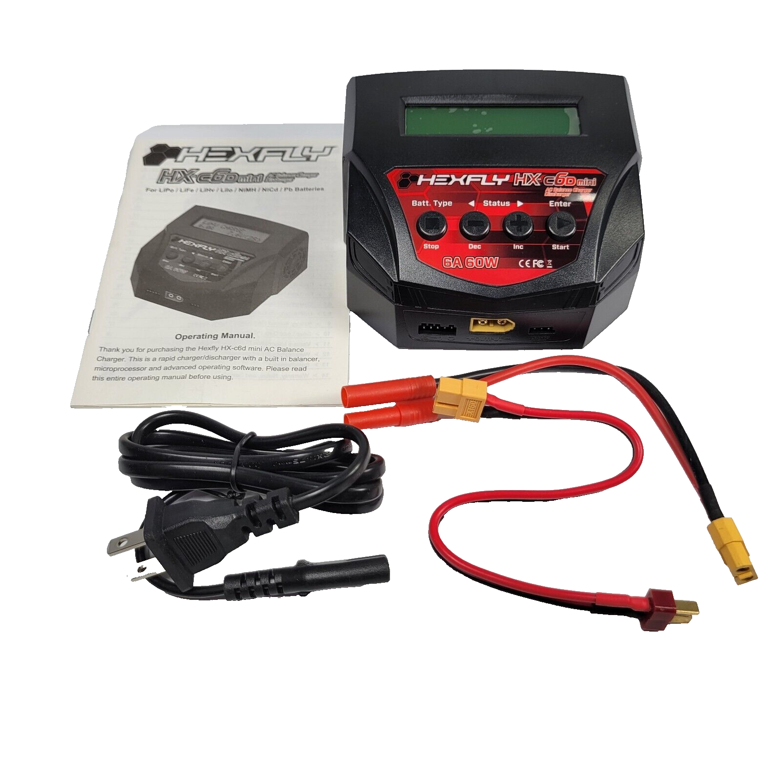 Redcat Hexfly Battery Charger HX-C6D Mini AC 2s 3s 4s LiPo 6-8 Nimh ...