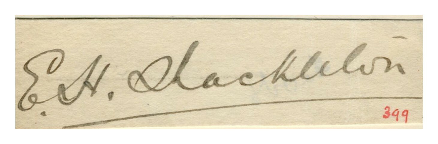 Ernest Shackleton Superb Autograph Clip - the Best of the Best ...