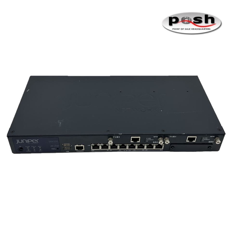 Juniper Networks SRX220 8-Port Gigabit Services Gateway Security ...