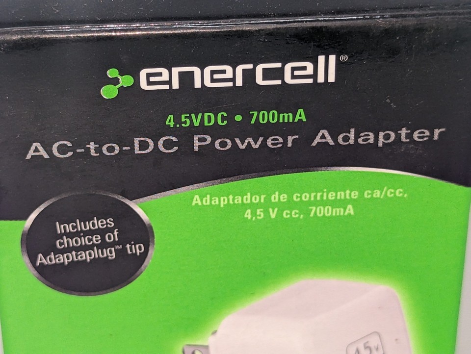 Enercell 4.5vdc 700ma Ac To Dc Adapter. Radioshack 273-353 | eBay