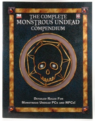The Complete Monstrous Undead Compendium: Detailed Rules for Monstrous Undead PC | eBay