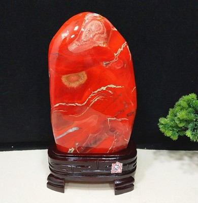 40cmNatural Red jasper Quartz raw stone polished ornaments- Viewing ...