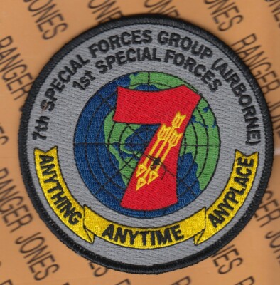 7th Special Forces Group Airborne SFGA ODA 4" coin pocket patch | eBay