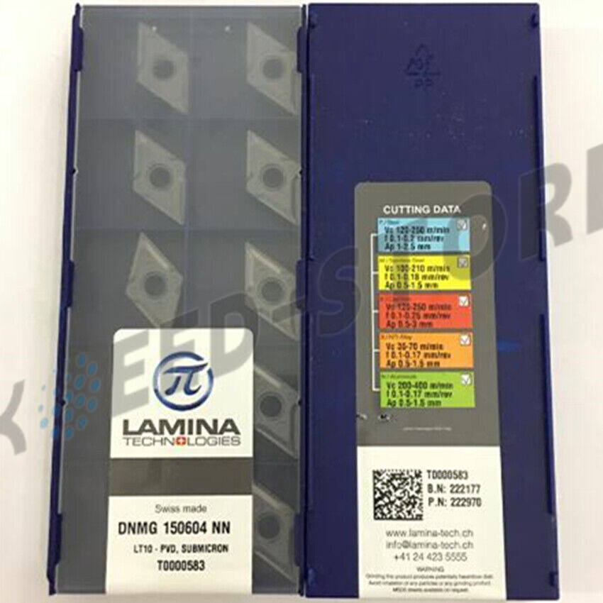 10PCS/Box Lamina DNMG150604NN LT10 DNMG441 CNC Tungsten steel Carbide ...
