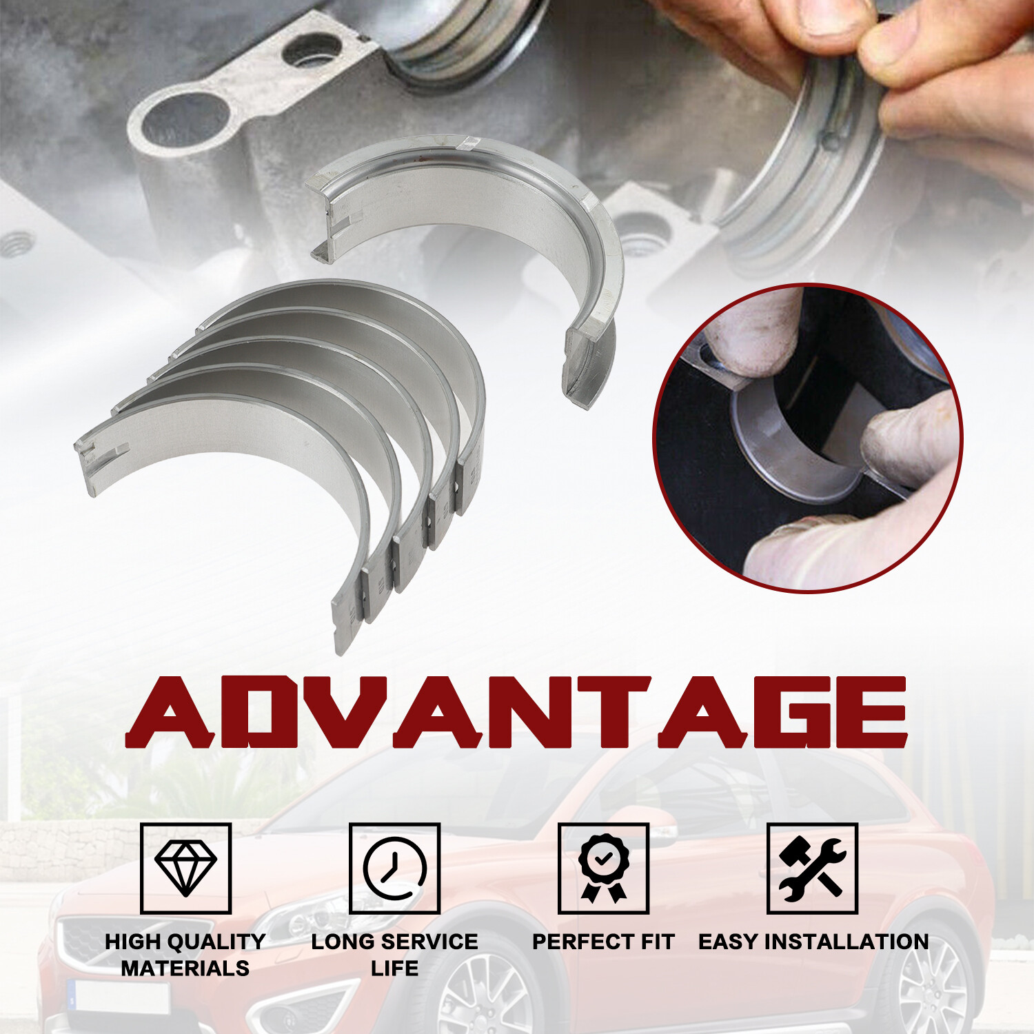 Main & Connecting Rod Bearing Combination Kit for Volvo 850 XC90 V70 ...