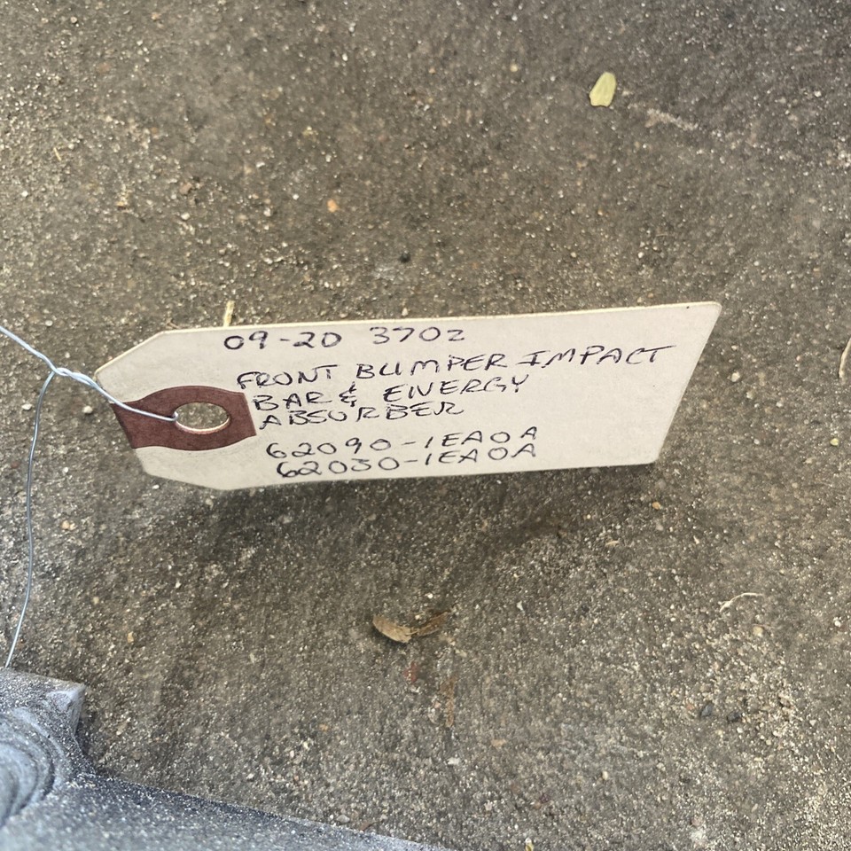 09-20 Nissan 370z Front Bumper Impact Bar & Absorber 62090-1EA0A 62030 ...