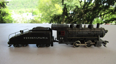Vintage MANTUA Loco & Tender Combo- Pennsylvania PRR Steam Engine 99 ...