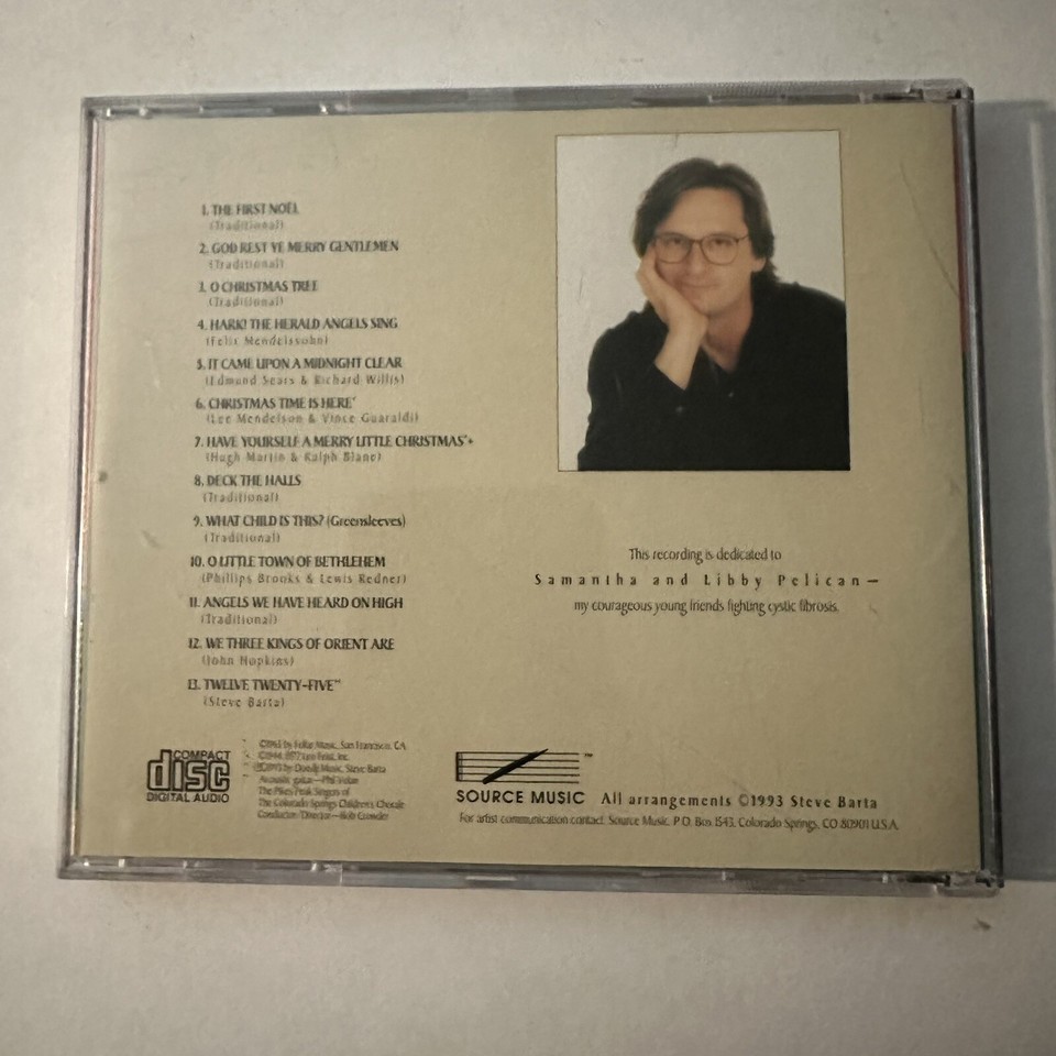 Noel A Musical Christmas Card by Steve Barta (CD, 1993) 13 Songs | eBay