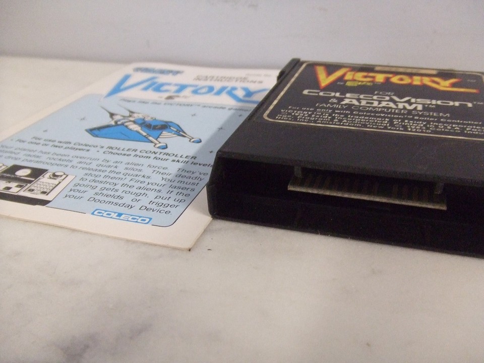 Victory by Exidy Coleco Vision game with Manual from collector estate ...