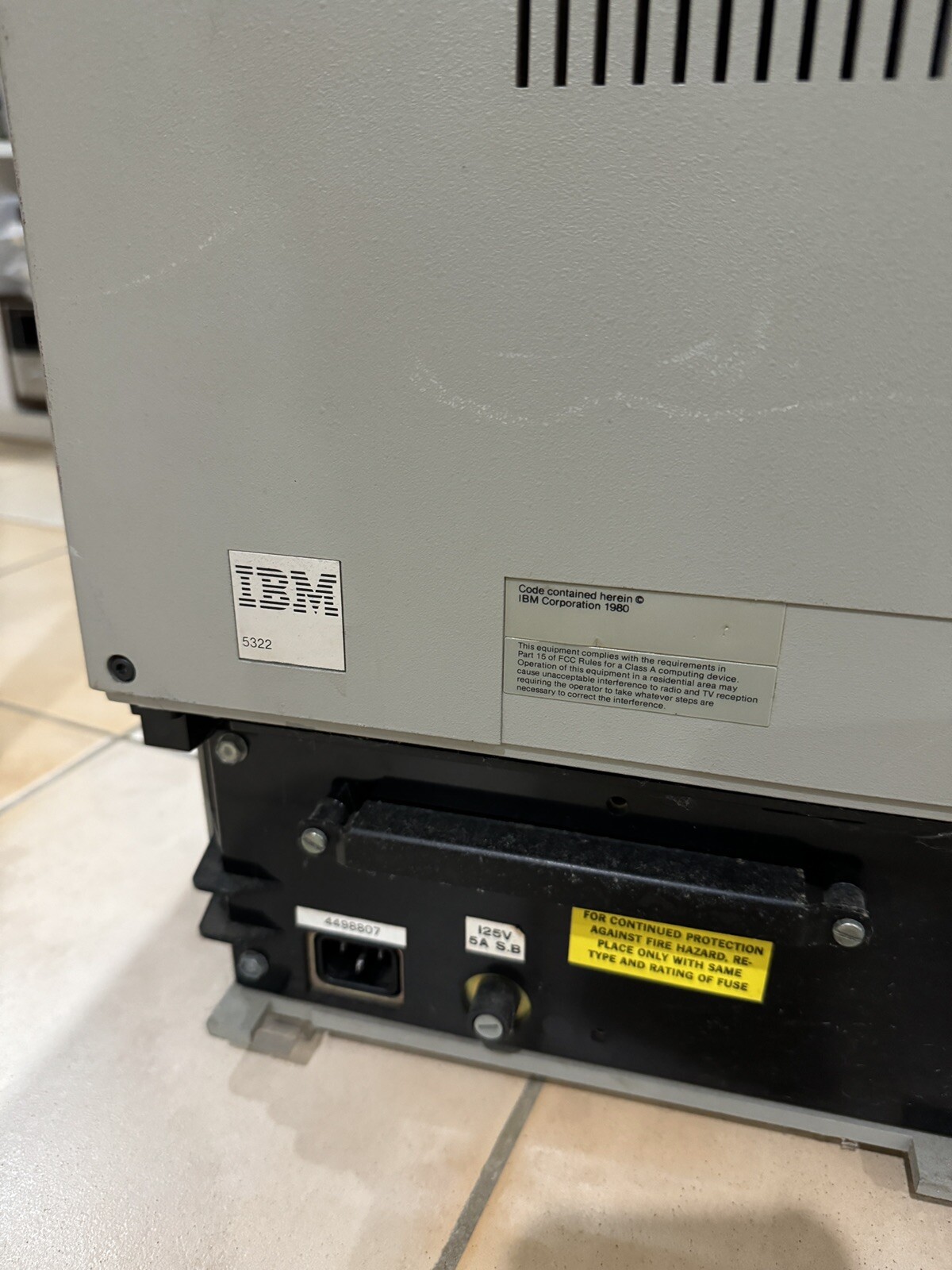 VINTAGE IBM /23 DATAMASTER IBM 5322 | eBay