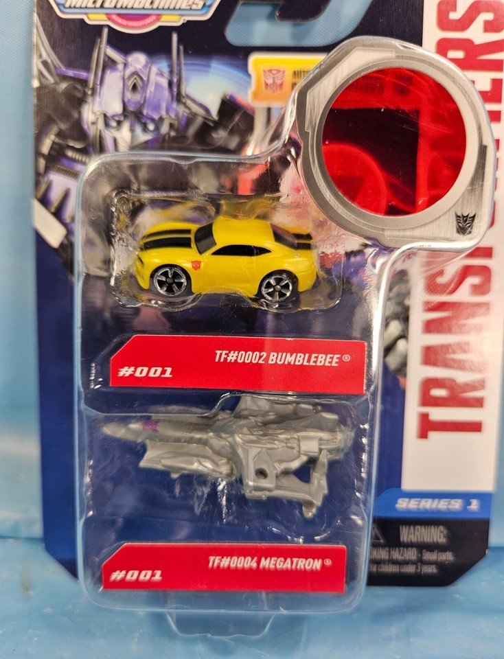 Micro Machines Transformers Bumblebee & Megatron 2 Pack New | eBay