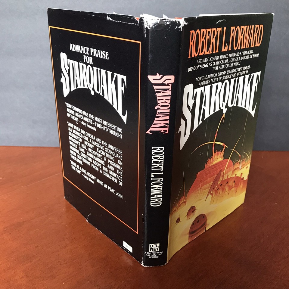 Vtg 80s Starquake Robert L Forward Hardcover Book 1985 Book Club ...